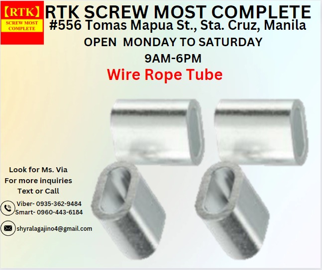 WIRE ROPE TUBE, Commercial & Industrial, Construction Tools & Equipment ...