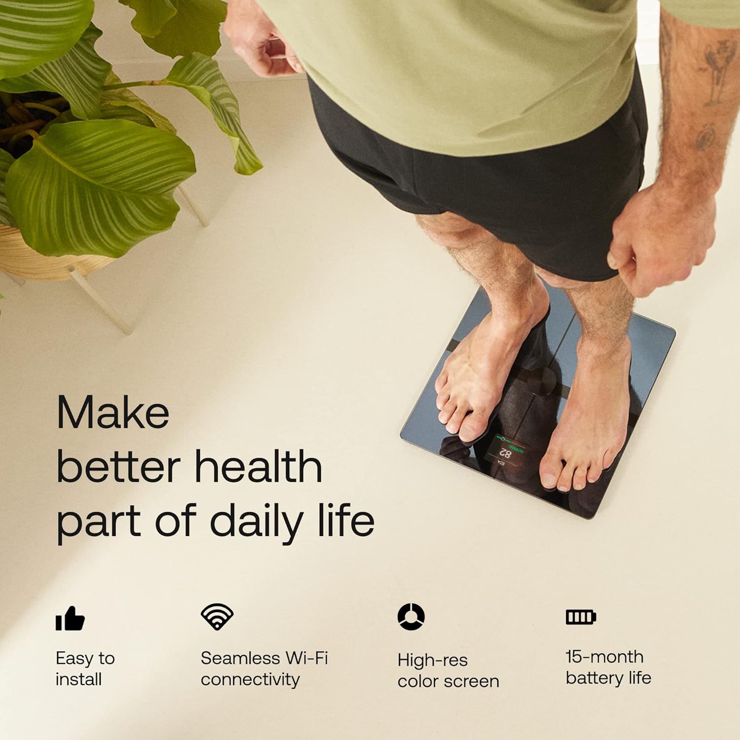 Withings Body Smart - Wi-Fi Connected Scale with Advanced Body ...