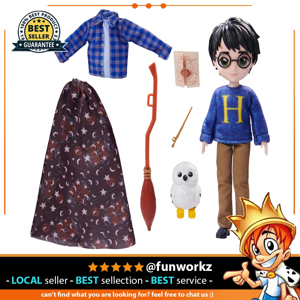 Wizarding World Harry Potter, 8-inch Harry Potter Doll Gift Set with ...