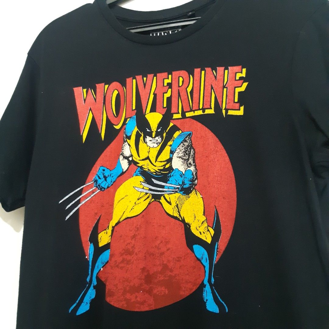 Wolverine Shirt Marvel Comics, Men's Fashion, Tops & Sets, Tshirts ...