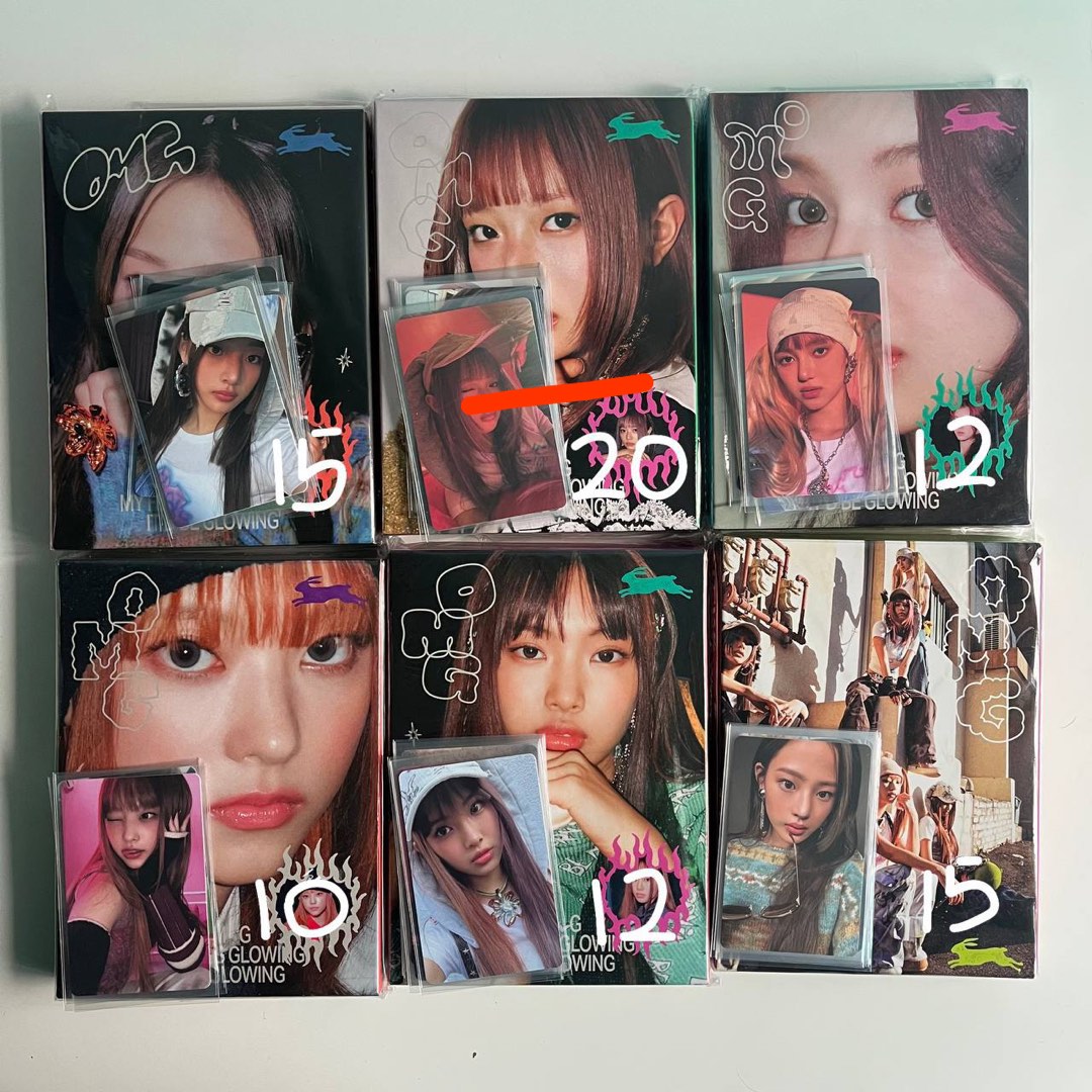 WTS CLEARANCE NEWJEANS MINJI HANNI DANIELLE HAERIN HYEIN GROUP OMG ALBUM PHOTOCARDS PCS, Hobbies ...
