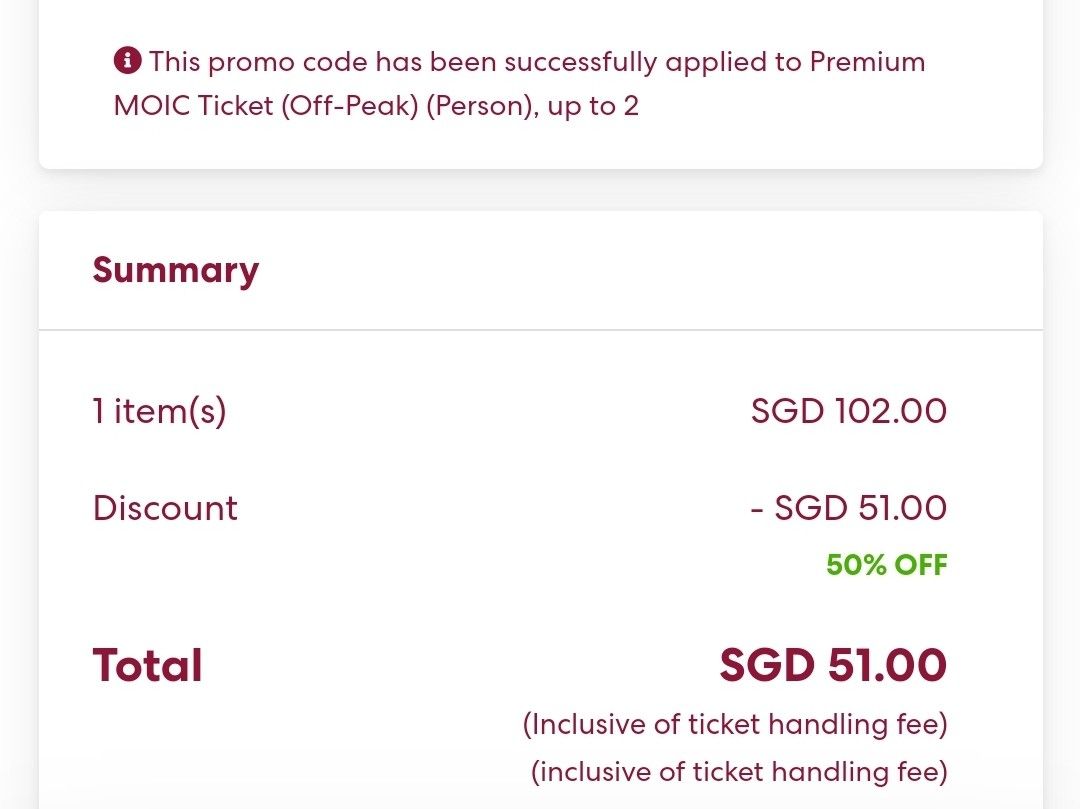 [WTS] Free Premium Museum of Ice Cream (MOIC) Ticket (Off-Peak ...