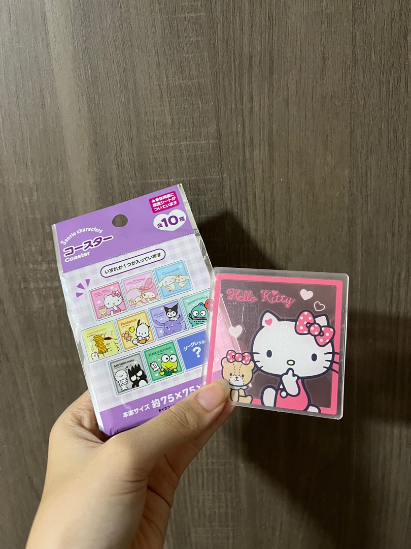wtt sanrio daiso coaster hello kitty, Hobbies & Toys, Memorabilia ...