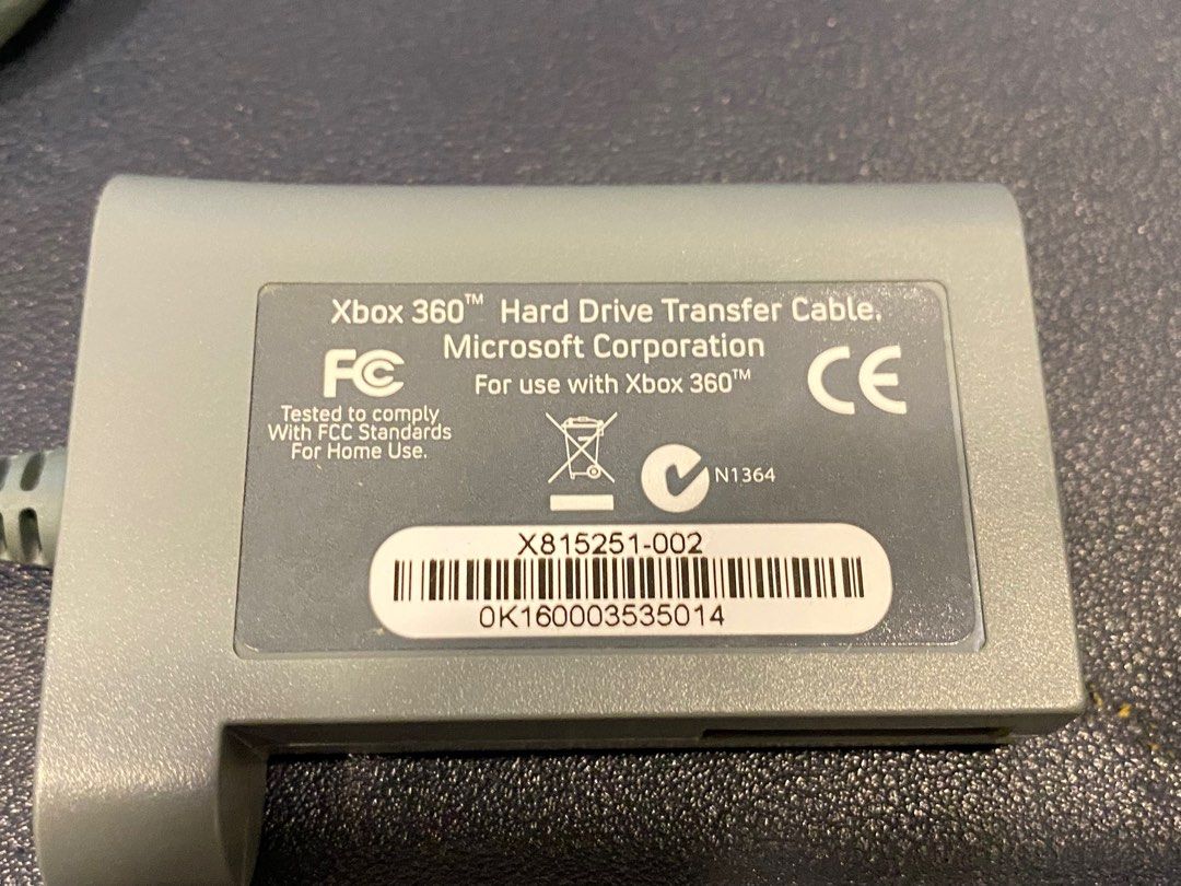 Xbox 360 hard Drive Transfer Cable, Video Gaming, Video Games, Xbox on ...