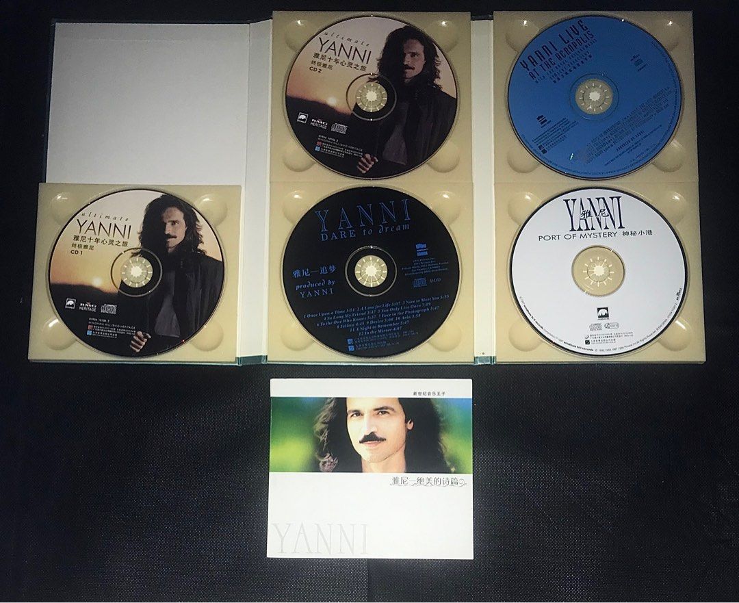 YANNI 5CDS BOX SET, Hobbies & Toys, Music & Media, CDs & DVDs on Carousell