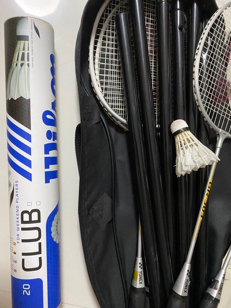 Yonex Badminton Set, Sports Equipment, Sports & Games, Racket & Ball ...