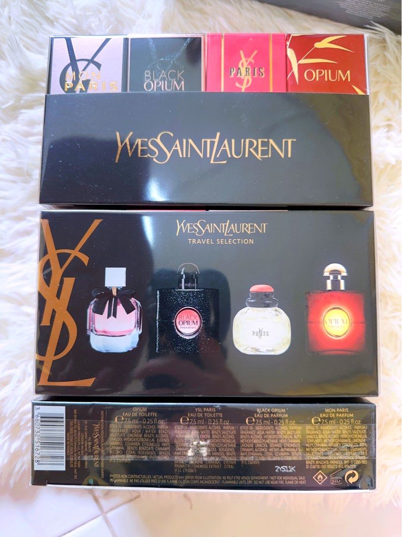 YSL (4 in 1) Miniature Perfume Set (Brand new), Beauty & Personal Care, Fragrance & Deodorants ...