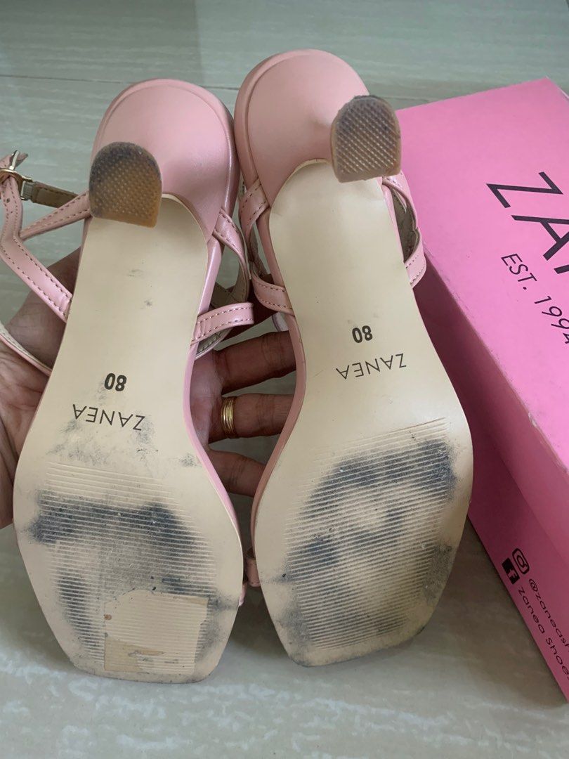 Zanea heels, Women's Fashion, Footwear, Flats & Sandals on Carousell
