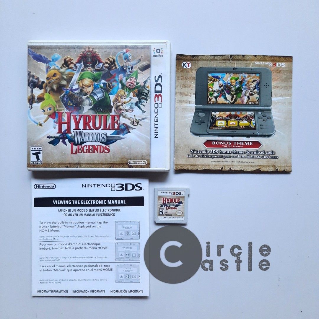 Zelda Hyrule Warriors Legend for Nintendo DS Nintendo 2DS Nintendo 3DS ...