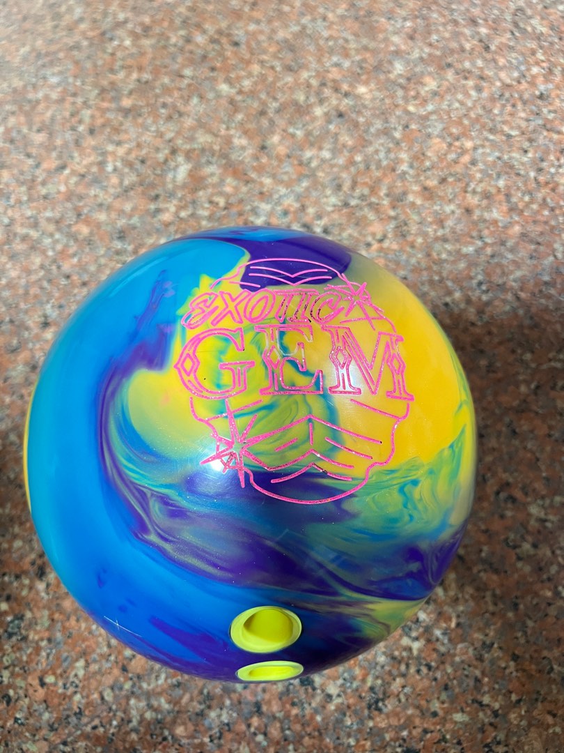 14 lbs Exotic Gem bowling ball, Sports Equipment, Sports & Games ...