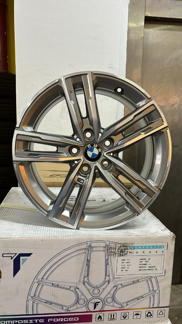 17" BMW Original rims, Car Accessories, Tyres & Rims on Carousell