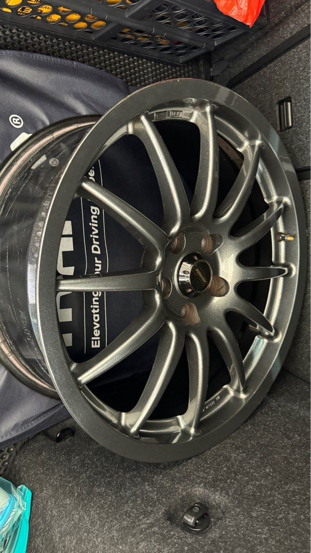 18” Team Dynamics Rims, Car Accessories, Tyres & Rims on Carousell