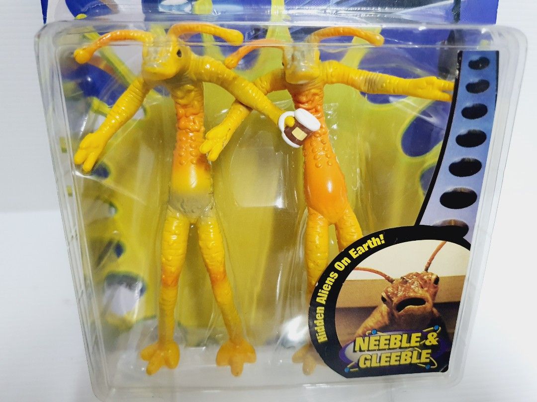 1997 MEN IN BLACK NEEBLE & GLEEBLE MIB BENDABLE ALIEN FIGURES, Hobbies ...