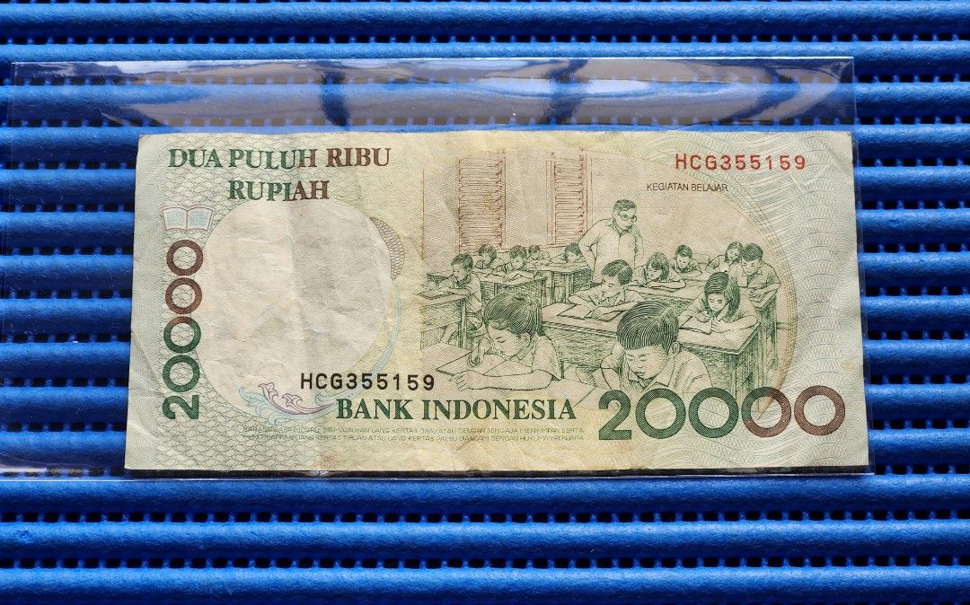 1998 Bank Indonesia 20000 Rupiah Ganesha Note HCG 355159 Indonesian ...