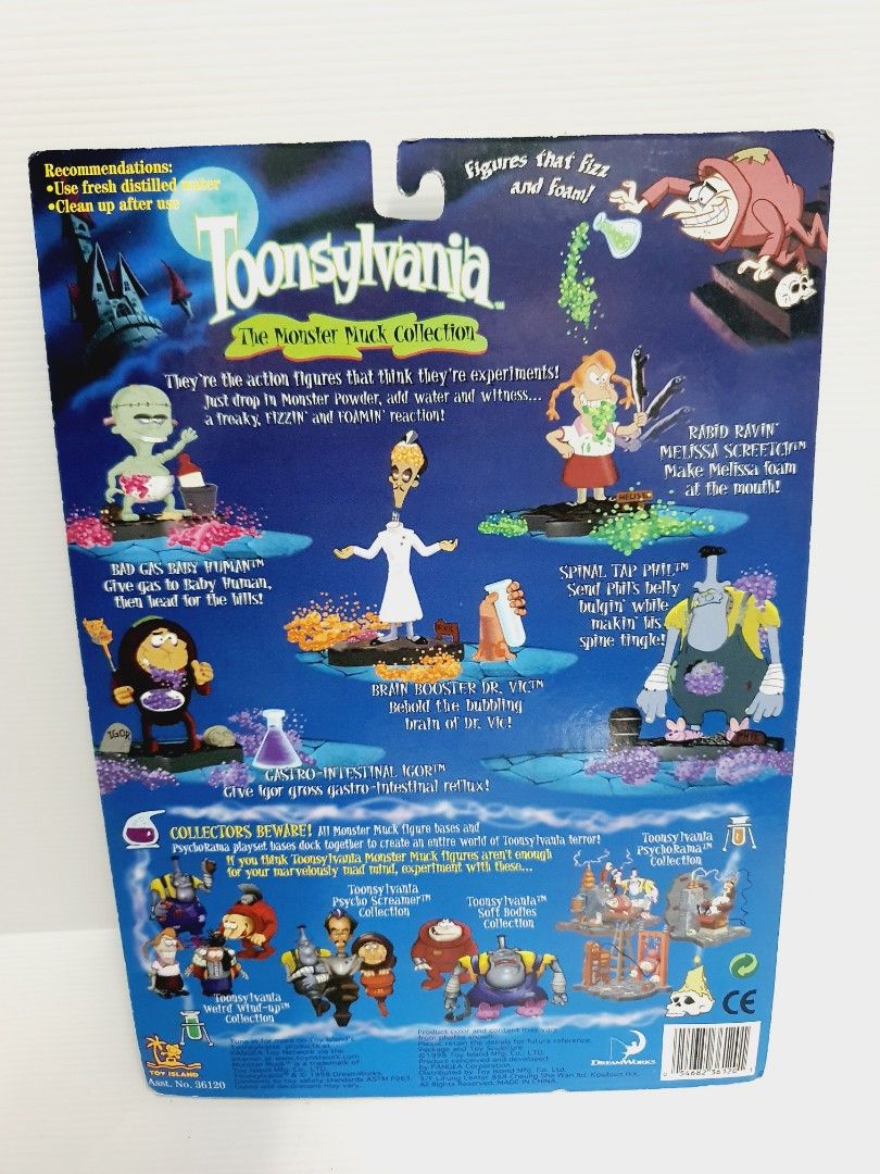 1998 TOONSYLVANIA BRAIN BOOSTER DR. VIC TOY ISLAND, Hobbies & Toys ...