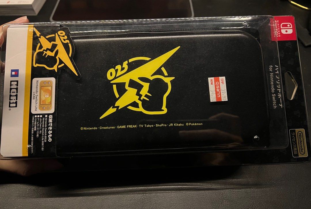 25th Anniversary Pikachu Switch /OLED case, Video Gaming, Gaming ...