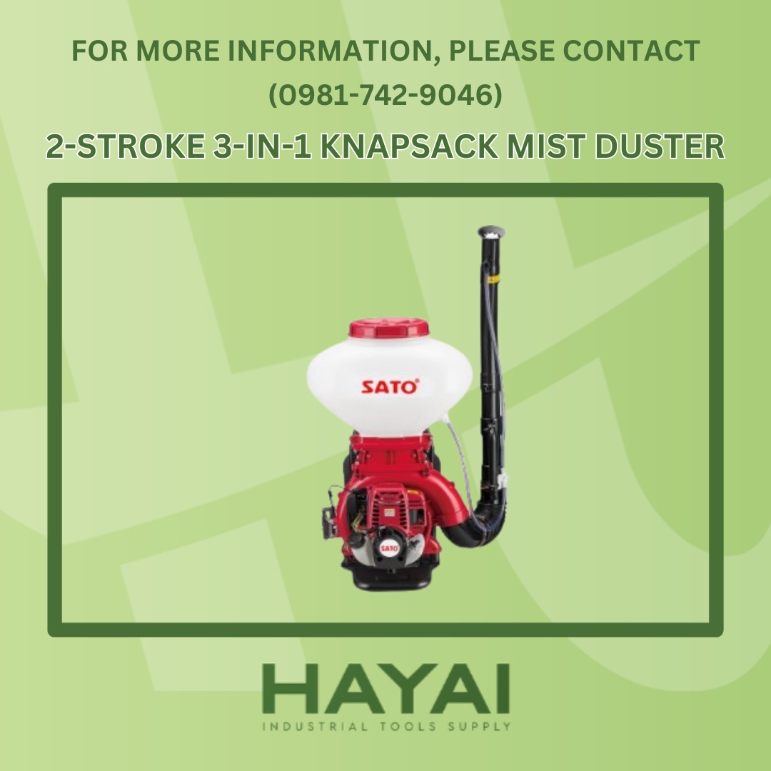2-Stroke 3-in-1 Knapsack Mist Duster, Commercial & Industrial, Construction Tools & Equipment on ...