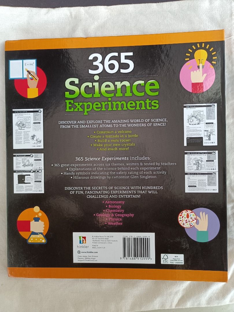 365 Science Experiments (flexibound), Hobbies & Toys, Books & Magazines ...