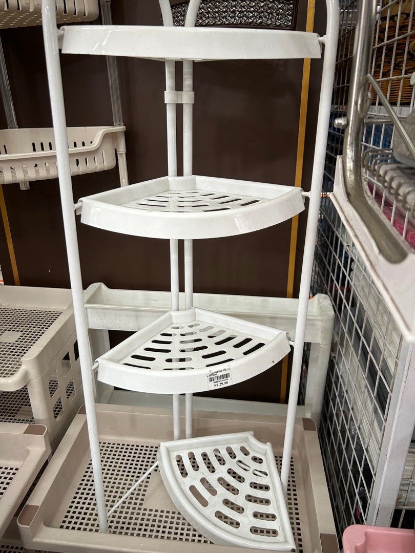 4 tier Metal Rack, Furniture & Home Living, Furniture, Shelves ...