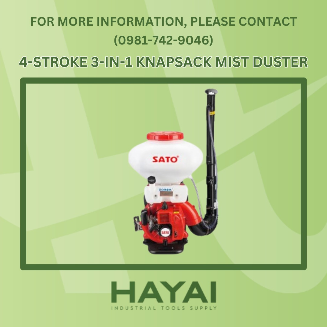 4-Stroke 3-in-1 Knapsack Mist Duster, Commercial & Industrial, Construction Tools & Equipment on ...