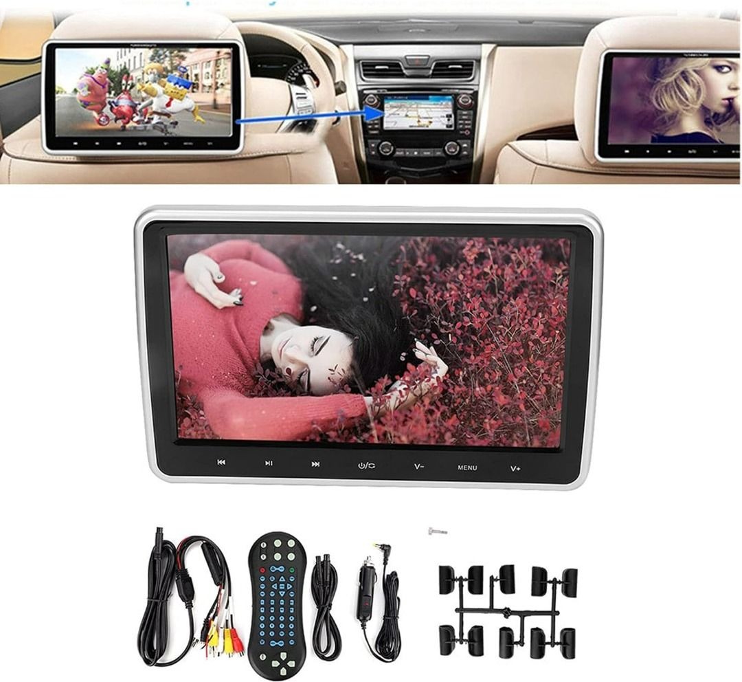 [5015] 10.1 inch Rear Seat Entertainment DVD Player Music Player DVD ...
