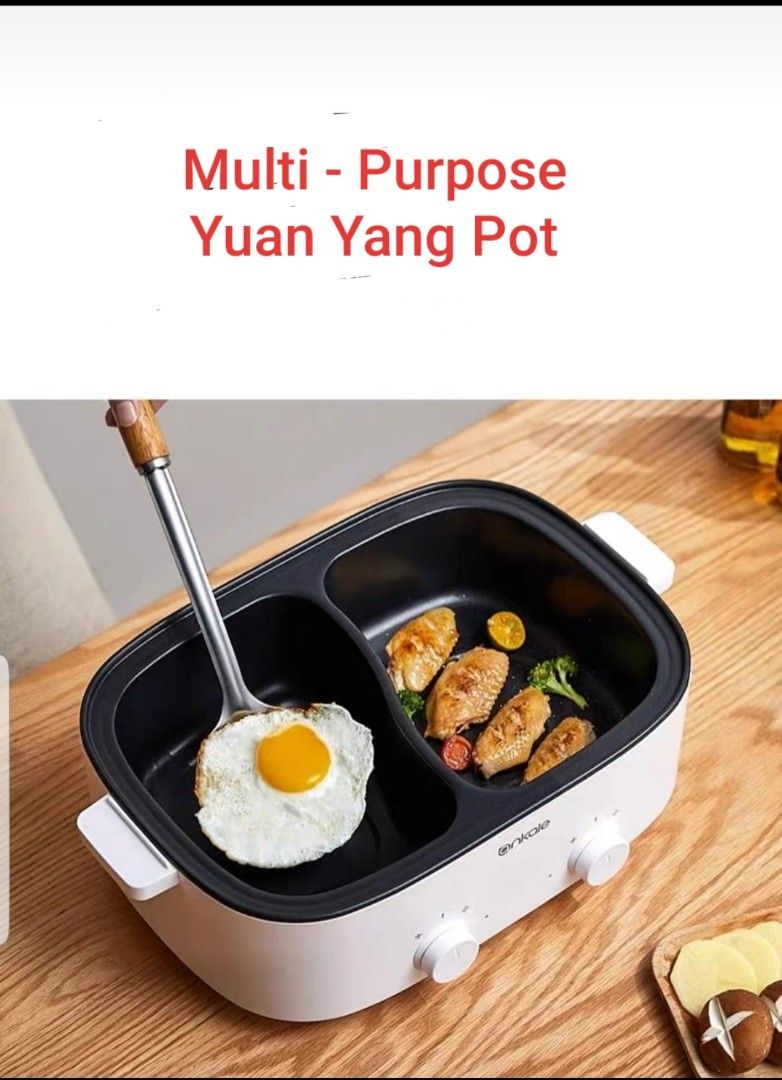 5L Yuan Yang Hotpot Multi purpose Pot., TV & Home Appliances, Kitchen ...