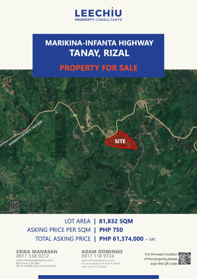 8.2 Ha Tanay Rizal - For Sale - LPC, Property, For Sale, Lot on Carousell