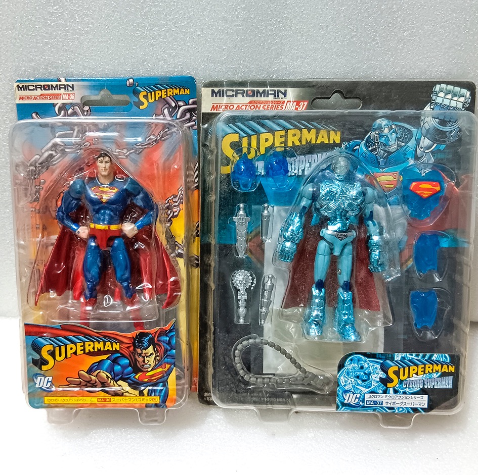 (因回覆受限，請在提問內留聯絡) (每盒$80) Microman Superman DC 微星小超人 3.75吋, 興趣及遊戲, 玩具 ...