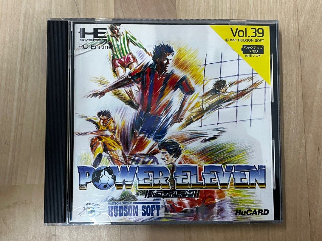 日版 PCE PC ENGINE HU CARD HUDSON SOFT POWER ELEVEN 最強力量十一人 世界盃足球比賽遊戲 ...