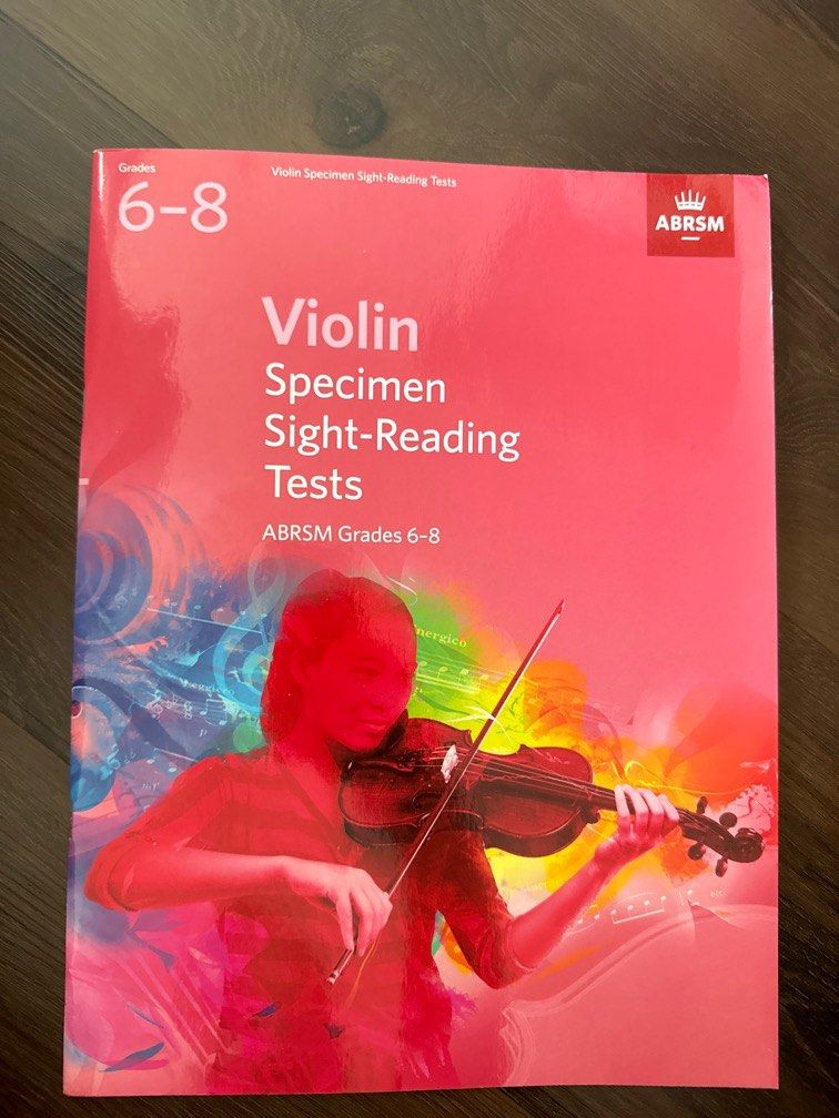 ABRSM violin sight reading for grade 6-8, Hobbies & Toys, Music & Media ...