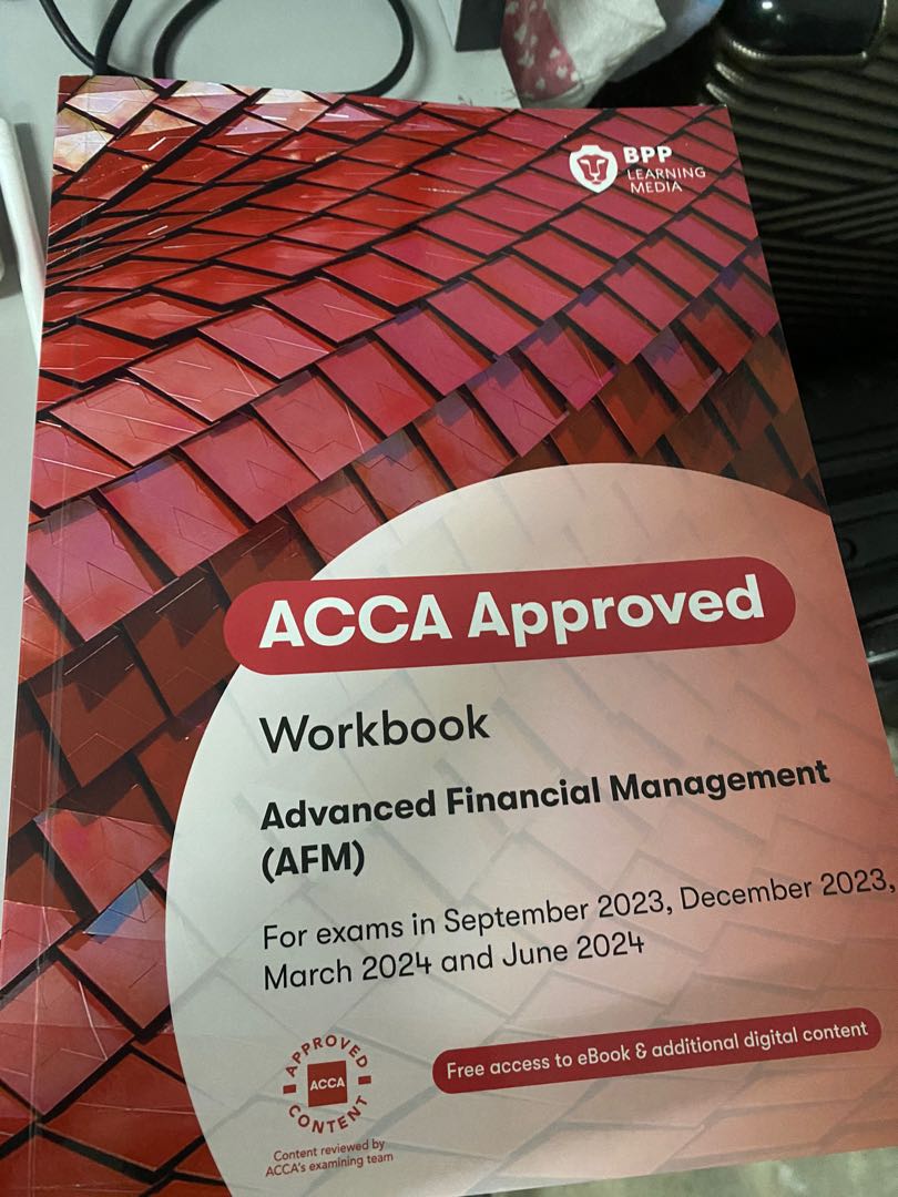ACCA AFM BPP advanced financial management, Hobbies & Toys, Books ... ACCA AFM BPP advanced financial management, Hobbies & Toys, Books ...