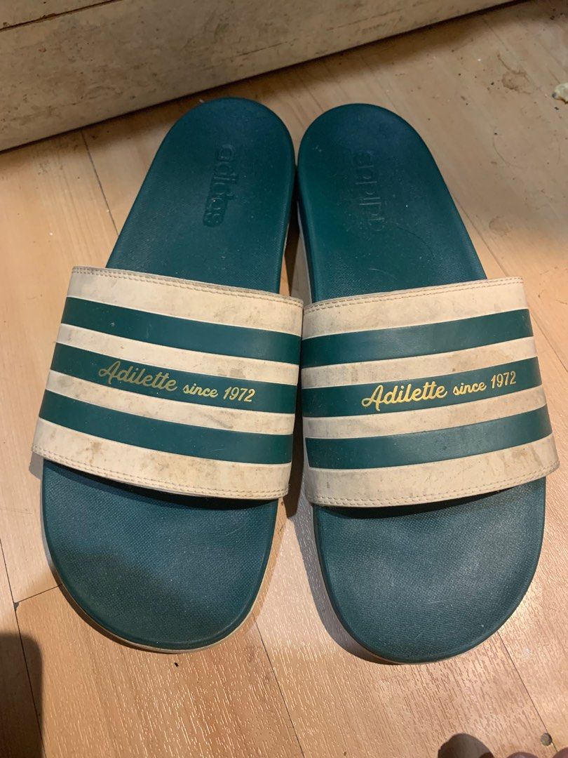 Adidas Slides Rare, Men's Fashion, Footwear, Slippers & Slides on Carousell