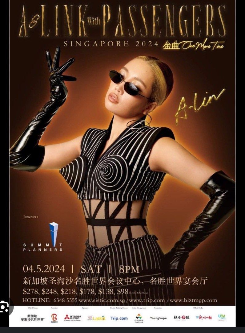 A-Lin concert 2024, Tickets & Vouchers, Event Tickets on Carousell