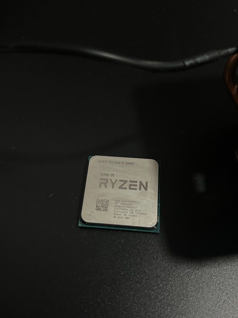 AMD RYZEN 5 3600 | red light cpu cooler | motherboard MSI B450M PRO VDH ...