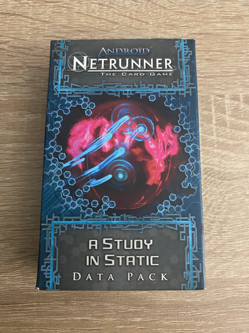 Android Netrunner A Study in Static Data Pack SEALED, Hobbies & Toys, Toys & Games on Carousell