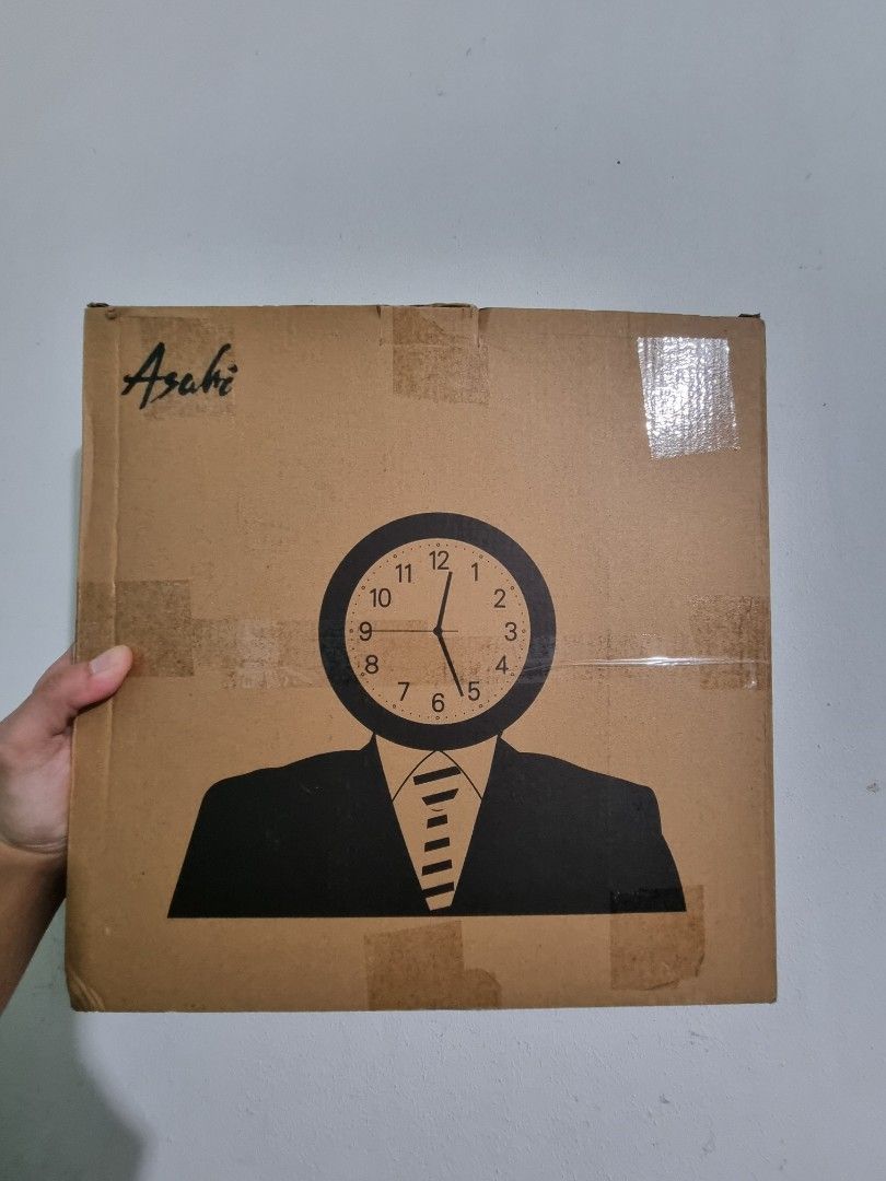 Asahi Round Wall Clock (14 inches), Furniture & Home Living, Home Decor ...