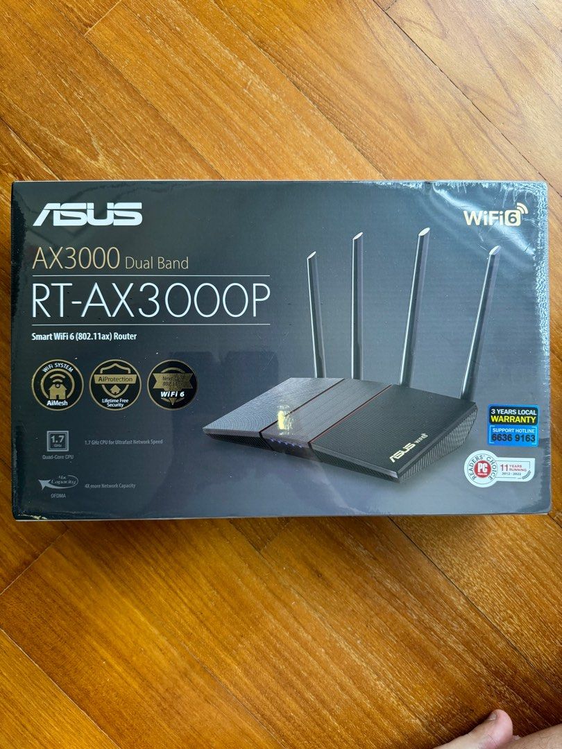 Asus router RT-AX3000P dual band, Computers & Tech, Parts & Accessories ...