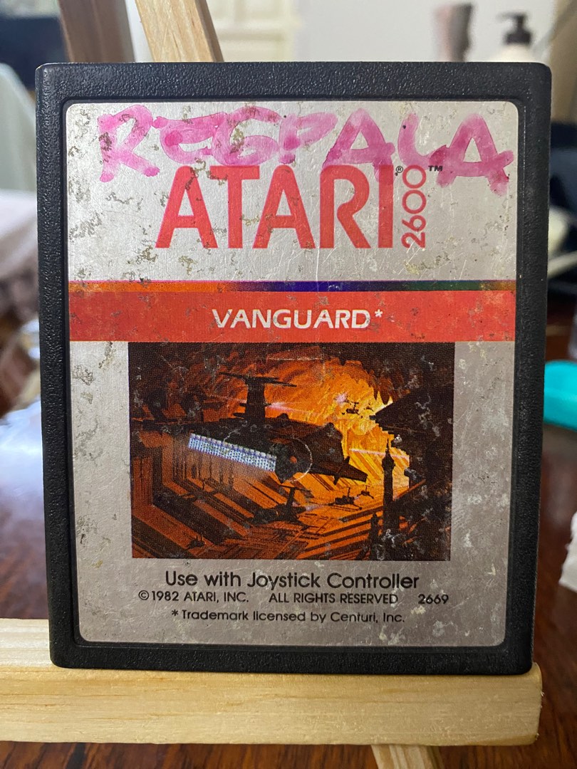 ATARI 2600 VGC - VANGUARD VIDEO GAME CARTRIDGE 1982, Hobbies & Toys ...