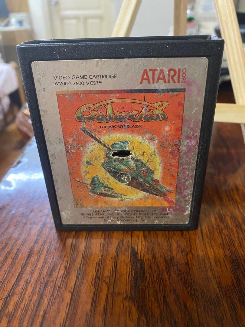 ATARI 2600 VGS - 1983 GALAXIAN THE ARCADE CLASSIC - VIDEO GAME ...