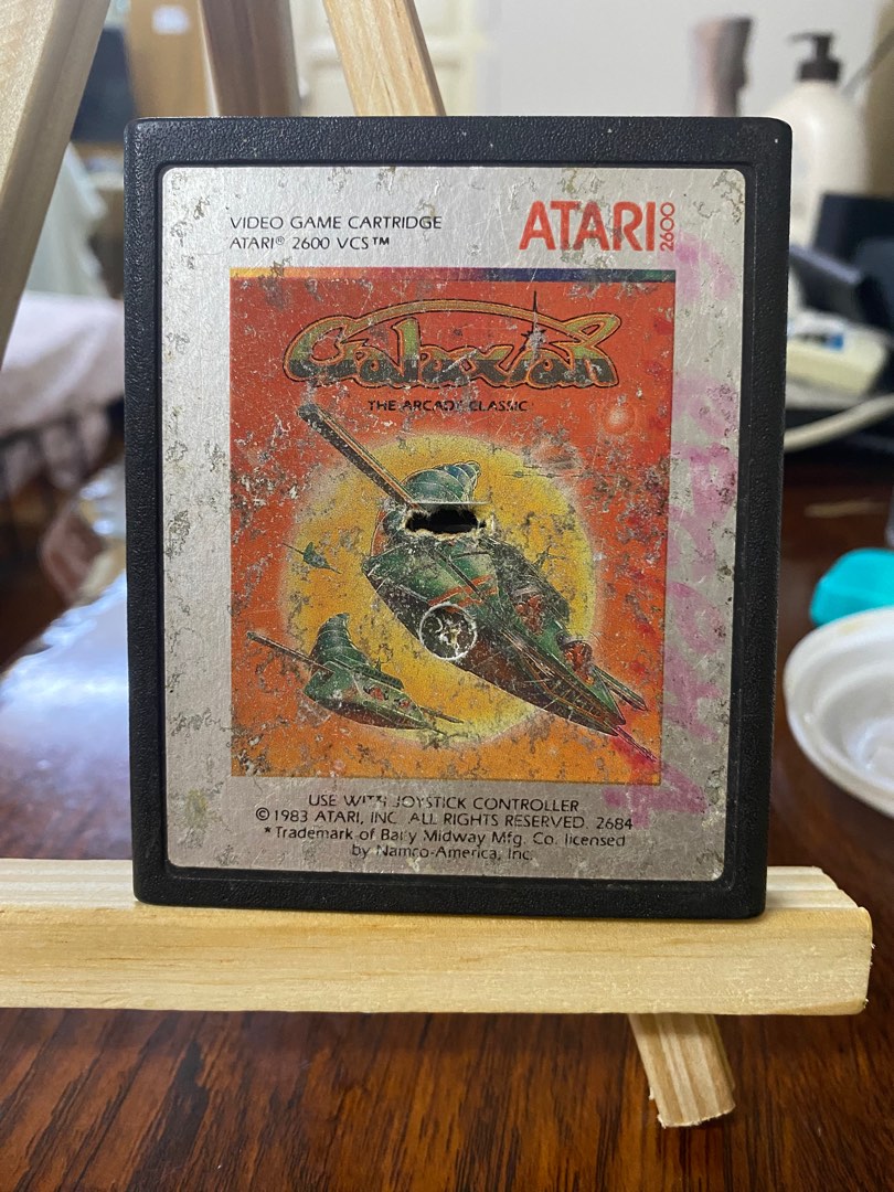 ATARI 2600 VGS - 1983 GALAXIAN THE ARCADE CLASSIC - VIDEO GAME ...