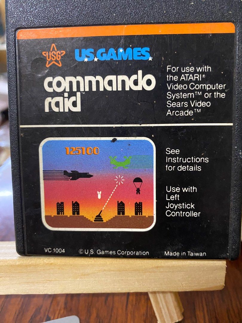 ATARI COMMANDO RAID US GAMES VINTAGE ATARI 2600 GAME CARTRIDGE, Hobbies & Toys, Memorabilia ...