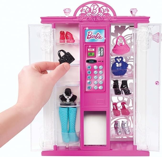 Barbie Life in The Dreamhouse Fashion Vending Machine, Hobbies & Toys ...