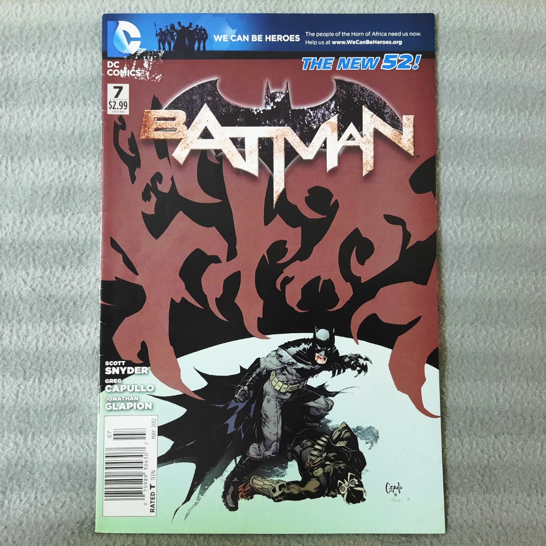 Batman #7 New 52 (DC Comics) Key Issue (1st App) Scott Snyder, Greg ...