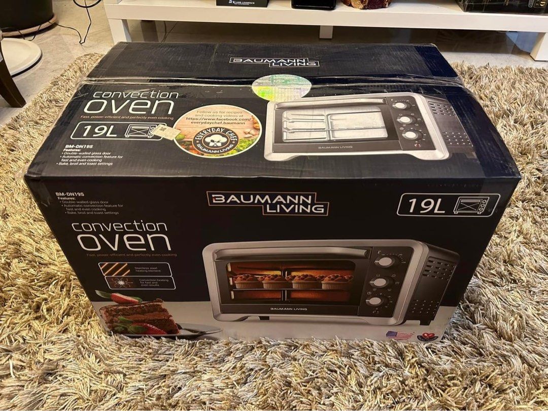 BAUMANN LIVING CONVECTION OVEN 19L, TV & Home Appliances, Kitchen Appliances, Cookers on Carousell