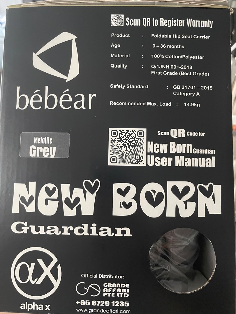 Bebear carrier, Babies & Kids, Going Out, Carriers & Slings on Carousell