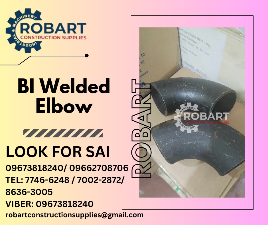 BI Welded Elbow, Commercial & Industrial, Construction Tools ...