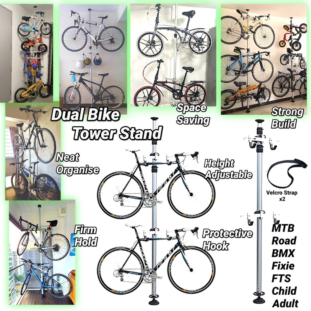 Bicycle bike pole stand rack, Sports Equipment, Bicycles & Parts, Parts ...