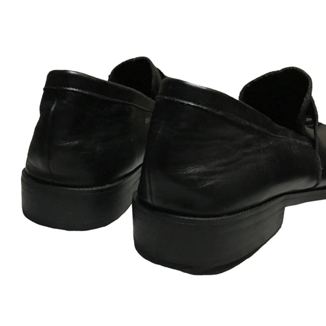 Black leather tabi split toe loafer, Women's Fashion, Footwear, Loafers ...