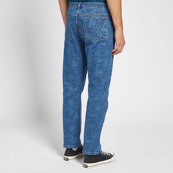 Braindead x APC jeans, Men's Fashion, Bottoms, Jeans on Carousell