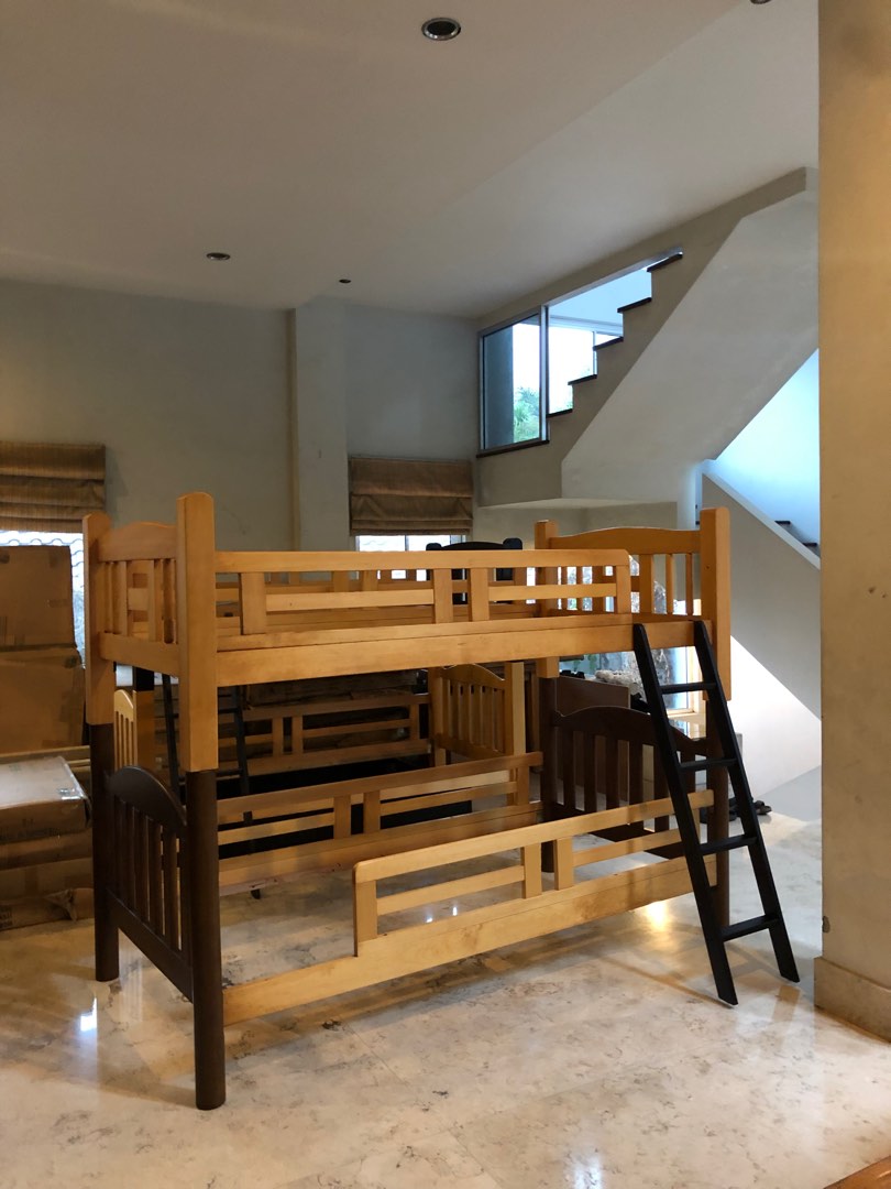Bunk Bed Tempat Tidur Susun 2 Tingkat Ranjang Tingkat Stok Banyak ...